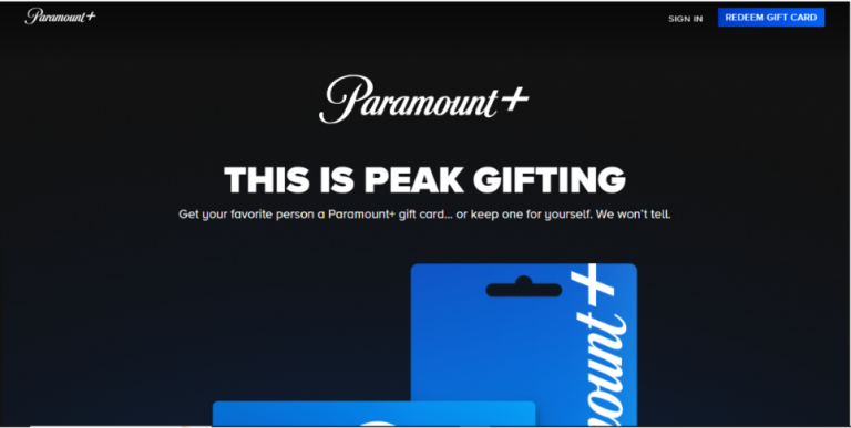 How to Redeem a Paramount Plus Gift Card (Guide)